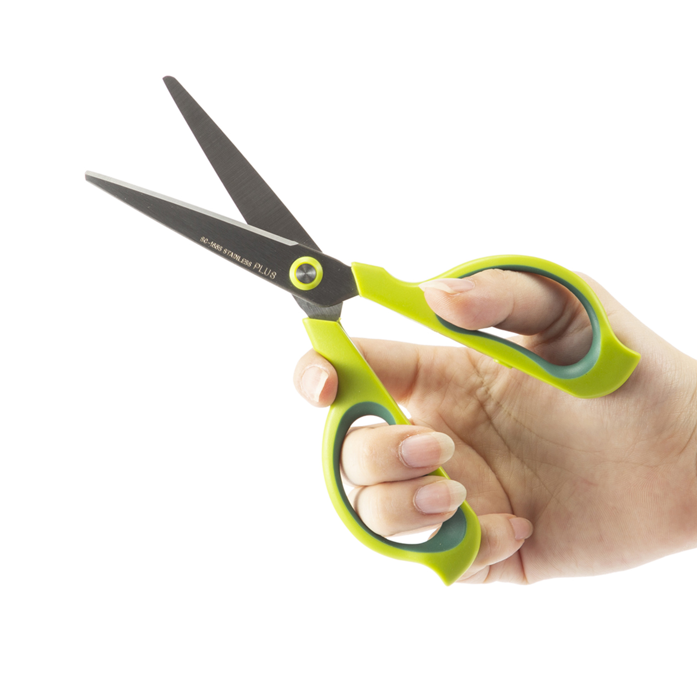 業務用20セット プラス ハサミ フィットカット SC-165S 青 10個 ×20セット 無料発送