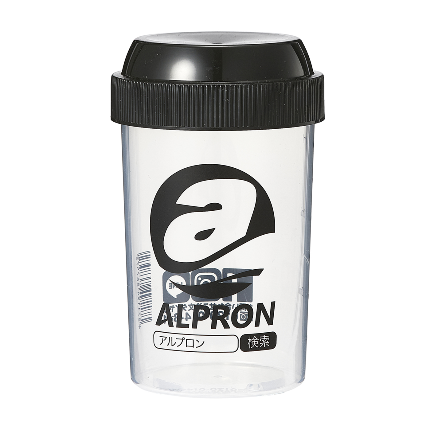 GronG(グロング) プロテインシェイカー ブラック 500ml