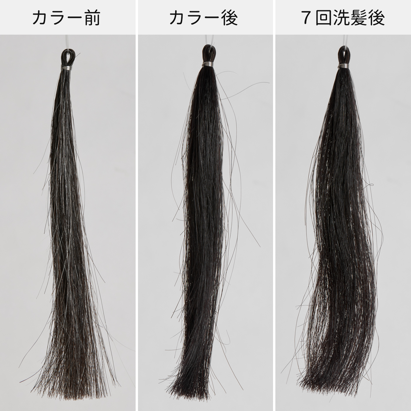 ルシード ワンプッシュケアカラー ナチュラルブラックをレビュー